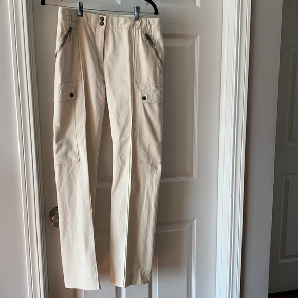 Burberry | Pants & Jumpsuits | Burberry Cream Color Slacks Very Good ...